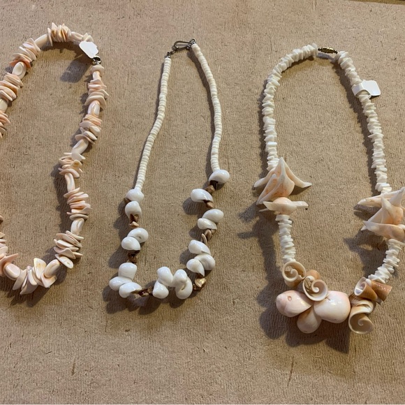 Native | Jewelry | New 3 Shell Necklaces Native Tribal | Poshmark